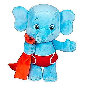 Snap Toys Word Party - Bailey 10" Stuffed Plush Snuggle and Play Baby Elephant with Blanket - from The Netflix Original Series - 18+ Months