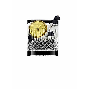 Luigi Bormioli Diamonte 12.75 oz. Double Old Fashion Glass, Set of 4 12769/01