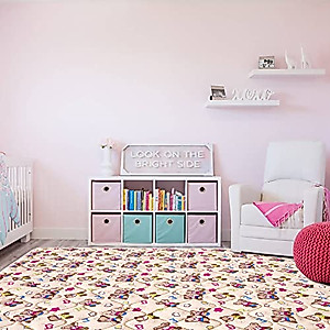 Vibe bear Baby Play Mat 71" X 59", Premium Thicker Foam One-Piece Crawling Mat, Extra Large Anti- Slip Crawling Mat Activity Playmats for Babies,Toddlers, Infants, Play & Tummy Time