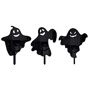 Halloween Yard Sign Decorations Outdoor Ghost Garden Stakes Decorative Yard Signs Stakes Decor Yard Halloween Yard Art Props Scary Holiday Home Patio Party Supplies
