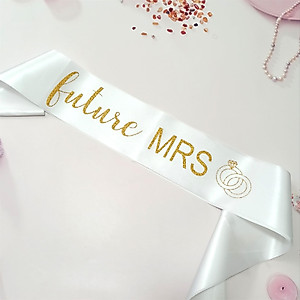 Magnusson's Garden Future Mrs Sash for Bride-to-Be, Bachelorette Party, Bridal Shower, Wedding Party Sash for Future Wifey