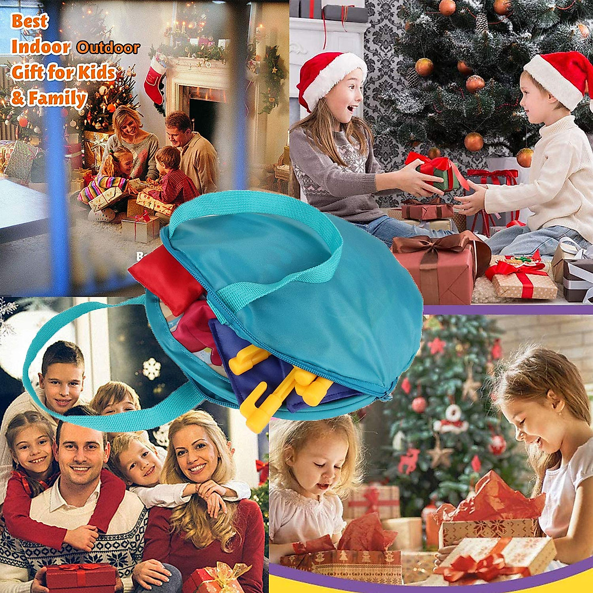 Yuham Gifts for 3 4 5 6 7 8 Year Old Boys Outdoor Toys for Kids Ages 4-8 Outside Kids Cornhole Game Set Bean Bag Toss Birthday Games for 2-4 3-5 4-5 4-8