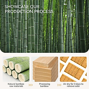 Yofidra Pure Bamboo Silverware Drawer Organizer: 16.5 Inch Large Silverware Utensil Tray Holder, 3-Compartment with 6 Card Slots Kitchen Flatware Organizer for Spoons Forks Knives, 2024 New Upgrade