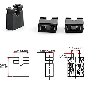 Gikfun Mini Micro Jumper for Arduino (Pack of 50pcs) EK1025