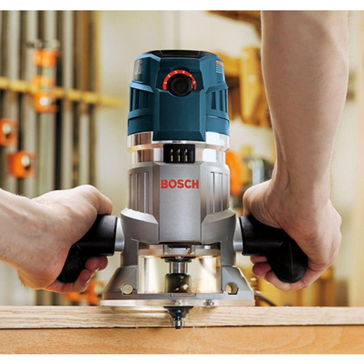 BOSCH RBS015MBS 15-Piece (Universally Compatible Accessory) Carbide-Tipped Wood Router Bit Assorted Set