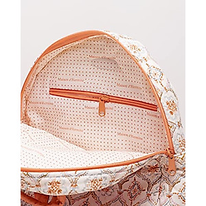 Maison d' Hermine Backpack Cotton Shoulder Backpack with Small Pouch Lightweight Bag for Travel Work Beach Perfect for Women & Men (Fair Isle)