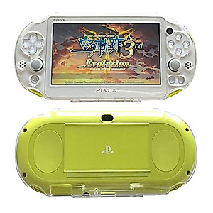 RDFJ Full Cover Skin Crystal Clear Hard Case for PSVita2000 Series