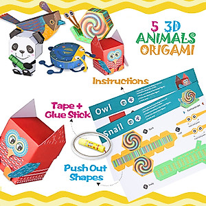 Officygnet Arts and Crafts for Kids Ages 3 4 5+, Toddler Craft Kit Toy Gifts for 3-5 Years Old, Fun Preschool Classroom Activity Project for Boy & Girl, Birthday Christmas Crafts Supplies for Kids