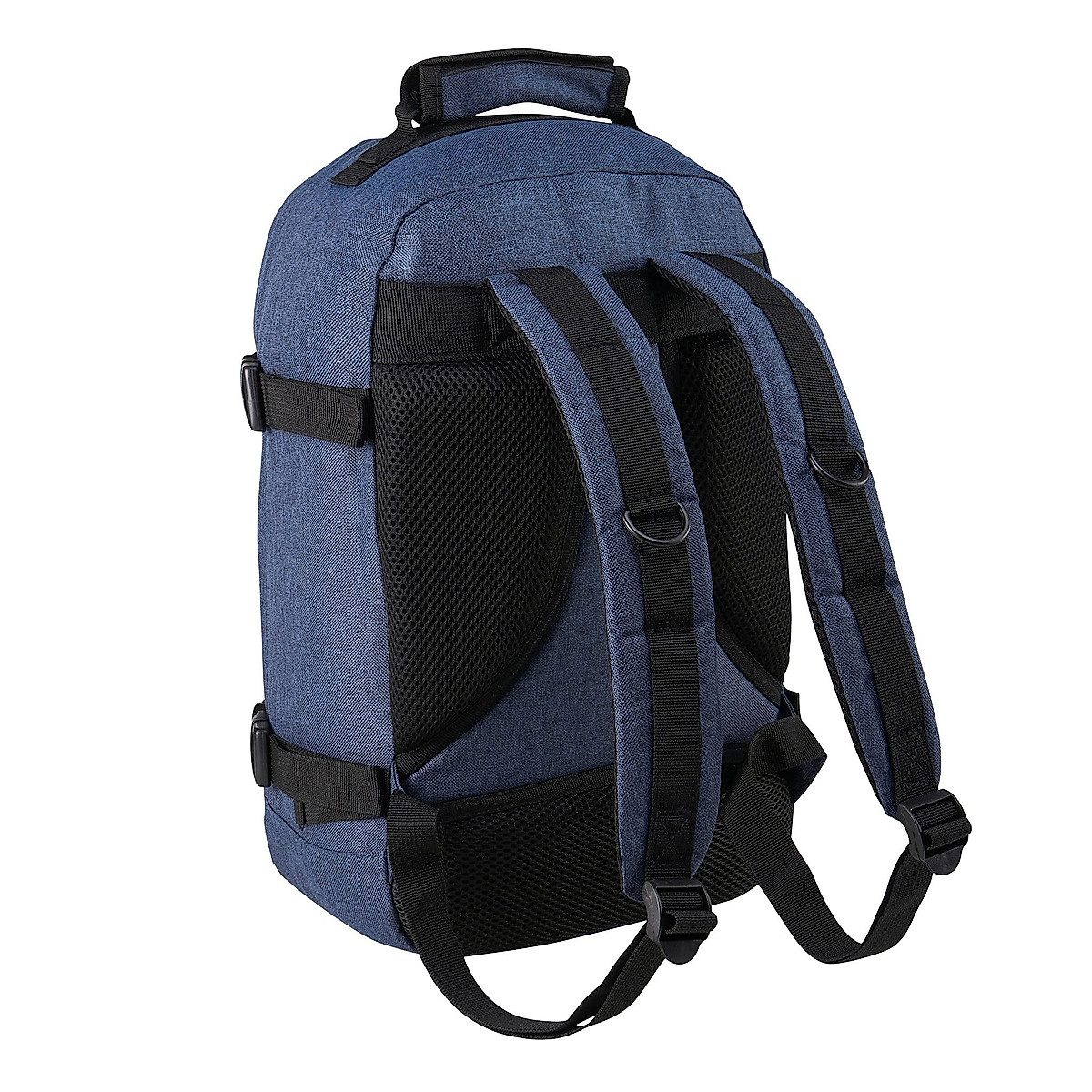 Cabin Max Metz Stowaway 20L Travel Bag 16x10x8inch (40x25x20cm) - Mini Backpack/Weekender Bag Ideal Underseat Carry on Luggage (Atlantic Blue)