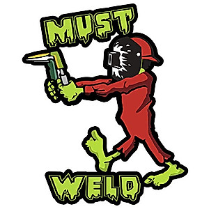 Welding Stickers for Welding Hood & Tool Box – 100% Vinyl Stickers – Stickers for Adults – Badass Welder Stickers Including, Flux, Rods, Hood, Flash, Fire, Welds