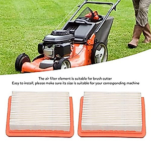 2Pcs 19mm Trimmer Air Filter, Brush Cutter Air Filter, Lawn Mower Air Filter Replacement for Garden Mower