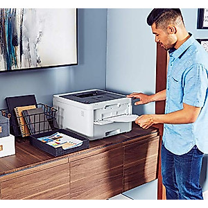 Brother HL-L3210CW Compact Digital Color Printer Providing Laser Printer Quality Results, Built-in Wireless, 250-sheet Paper Tray, 600 x 2400dpi, Works with Alexa, Bundle with JAWFOAL Printer Cable