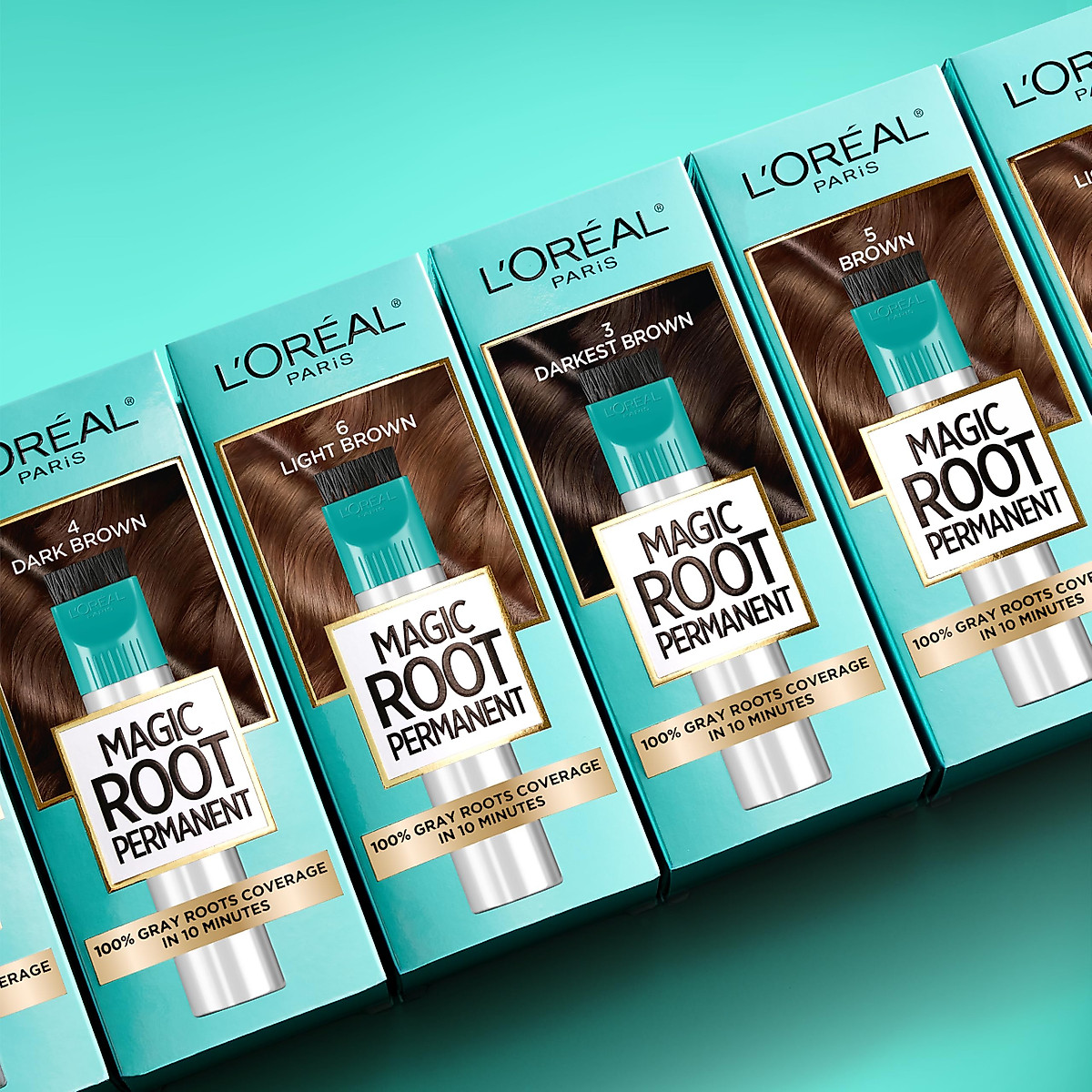 L'Oreal Paris Magic Root Rescue 10 Minute Root Hair Coloring Kit, Permanent Hair Color with Quick Precision Applicator, 100 percent Gray Coverage, 9 Light Blonde, 1 kit (Packaging May Vary)