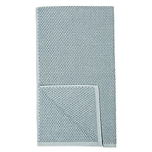 Amazon Basics Odor Resistant Textured Bath Towel, 30 x 54 Inches - 4-Pack,Cotton, Teal