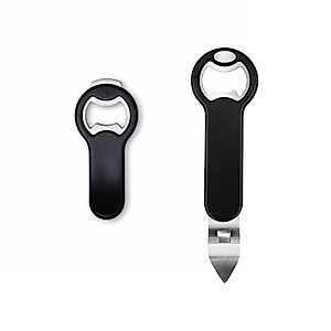 KITCHENDAO Magnetic Bottle and Can Opener for Refrigerator & 2 in 1 Magnetic Beer Bottle Opener for Fridge