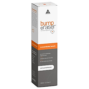 Bump Eraiser Concentrated Ingrown Hair Serum 4.2 fl oz for Ingrown Hair Treatment, Razor Burns and Razor Bumps