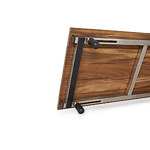 30&quot; x 15&quot; Bridgeport Removable Tub Seat with Natural Teak Wood 3&quot; Slats