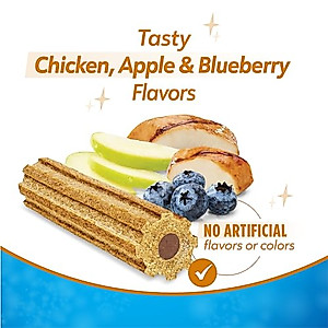 Purina Dentalife Plus Immune Support Chicken, Apple and Blueberry Flavor Small/Medium Dog Dental Chews - 19 ct. Pouch