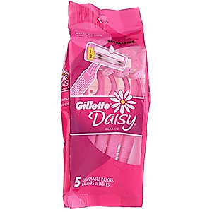 Proctor & Gamble 1562800 Daisy Classic Disposable Womens Razor - 5 Count