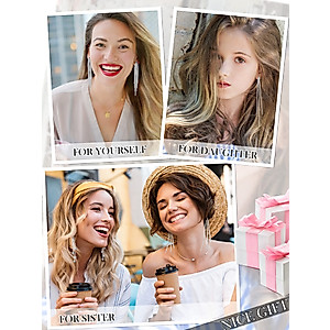 8 Pairs Silver Chandelier Tassel Drop Earrings Chandelier Linear Drop Earrings Long Chain Earrings Tassel Dangle Earrings for Women Jewelry Silver Rhinestone Earrings