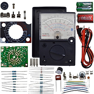DIY Analog Multimeter Soldering Practice Kit with Assembly Manual, Build Your Own Multitester by EX ELECTRONIX EXPRESS