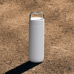 Fellow 20 oz Carter Carry Vacuum Insulated Tumbler for Water, Tea, Coffee, Smoothies, & more - Stainless Steel - Keeps Heat for 12 Hours/Stays Cold for 24 Hours-Leak-Proof Seal-Slim Width-Matte White