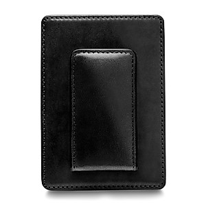 Bosca Men's Wallet, Old Leather Front Pocket Wallet with RFID Blocking, Amber