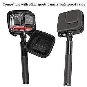Hard Carrying Case for GoPro Hero 11 10 9 8 7 6 5 4 Waterproof Housing Case,DJI Osmo Action 3 Camera Waterproof Shell,Insta360 One R RS AKASO Underwater Dive Shell and More
