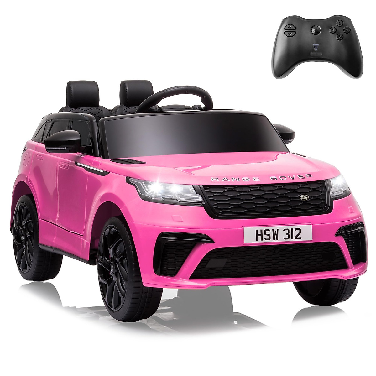 Licensed Land Rover VELAR Electric Car for Kids by TOBBI,12V 7AH Ride On Toy for Kids Ages 3-8,Kids Ride On Car w/Remote Control/Music/Safety Belt,Double Doors