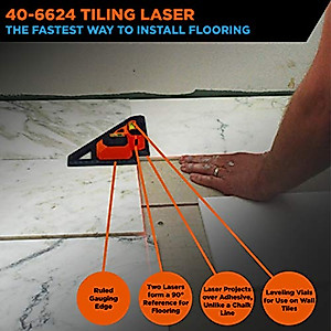 Johnson Level & Tool 40-6624 Tiling Laser, Red, 1 Laser