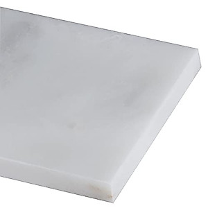 MSI Arabescato Carrara Beveled 3 in. x 6 Honed Marble Tile for Kitchen Backsplash, Floor Tile, Wall Bathroom, Shower Mesh Mounted Mosaic Cool White