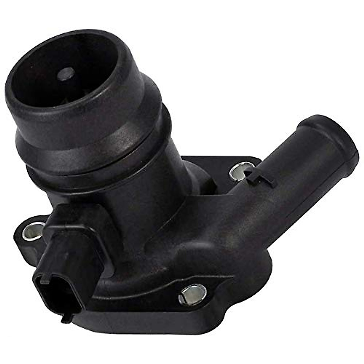 55565336 Engine Coolant Thermostat Housing Assembly with Water Inlet Fits 2013-2016 Buick Encore 2011-2016 Chevy Cruze 2012-2015 Chevy Sonic Replace 55593034 55579010 by Lucky Seven