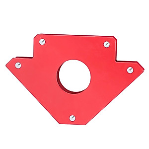 Welding Magnet Centre Hole 75lbs 5in Welder Angle Support Firm Fixing for Marking
