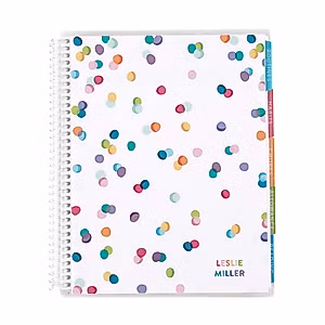 Erin Condren 7" x 9" Coiled Prompted Notebook - Kids Ultimate Checklist. 160 Perforated Pages of 80Lb Mohawk Paper. Age-Appropriate Trackers and Checklists with 6 Tabs