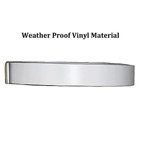 3/4" Vinyl Chair Strap for Patio Pool Lawn Garden Furniture Repair 20' Durable Roll - Best for Strapping, Repair & Restoration (White Color #201)