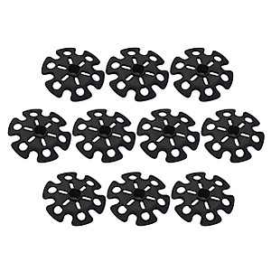 BESPORTBLE 10 Pcs Trekking Pole Snow Baskets Removable Mud Ski Basket Walking Hiking Stick Replacement Accessory for Hiking Trekking Walking Poles