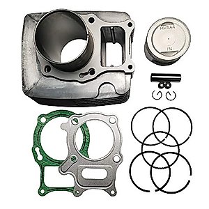JINFANNIBI Cylinder Piston Ring Gasket Top End Rebuild Kit Compatible for Honda Recon 250 Sportrax 250 TRX250X TRX250EX TRX250TM TRX250TE 1997-2019
