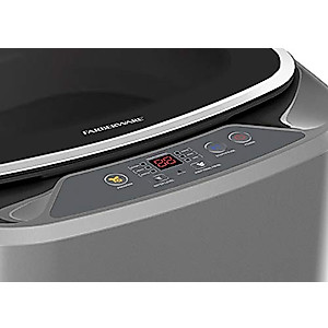 Farberware Professional FCW10BSCWHA 1.0 Cu. Ft. Portable Clothes Washer with 7-lb Load Capacity, Silver & Chrome