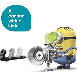 Minions Loud N’ Rowdy Stuart Talking Action Figure with Fart Cannon Toy, Kids Gift Ages 4 Years & Older
