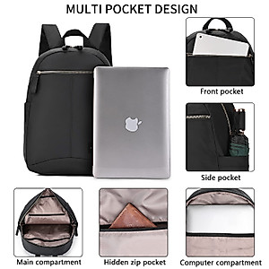 BE SMART Classic Woman Casual Travel Backpack, Stylish Mummy Bag for diaper and baby stuff, Lightweight Business Work Bag for 13.5" Laptop, Suit for Girls,ladies,Student & Mother