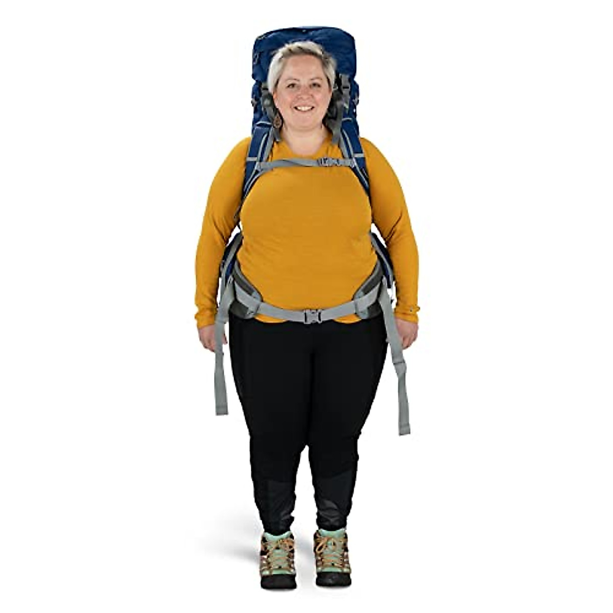 Osprey Ariel 65L Women's Backpacking Backpack, Black, WXS/S, Extended Fit