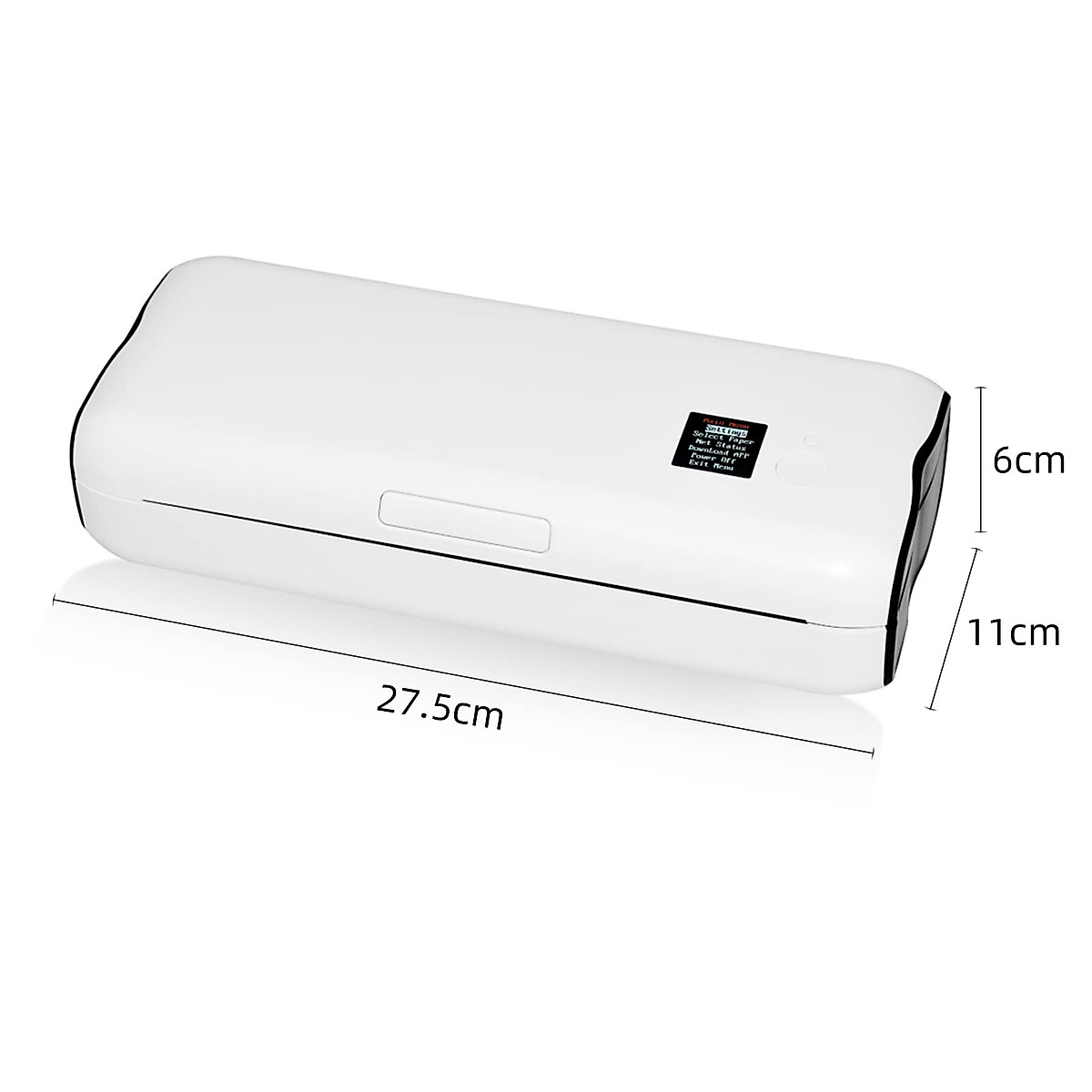 MIGYKO A4 Portable Paper Printer Thermal Printing Wireless BT Connect Compatible with iOS and Android Mobile Photo Printer Support 210mm Wide for Outdoor Travel Home Office Printing Sketches Reports