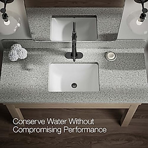 Kohler 26437-4-BL Tone Bathroom Sink Faucet, 1.2 gpm, Matte Black