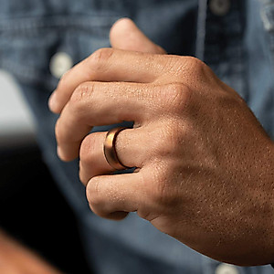 Enso Rings Classic Legend Silicone Ring - A Silicone Ring Made in The USA - an Ultra Comfortable, Breathable, and Safe Silicone Ring - Men's and Women's Silicone Wedding Ring (Poseidon, 7)