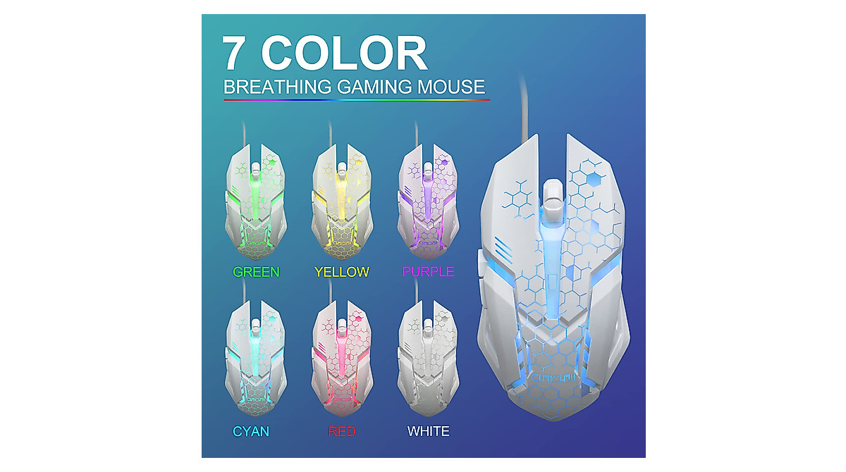 CHONCHOW RGB Keyboard & Mouse Combo for Gamers