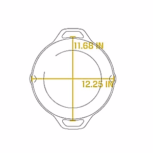 Lodge Cast Iron Serving Pot Dutch Oven with Dual Handles, Pre-Seasoned, 7-Quart,Black