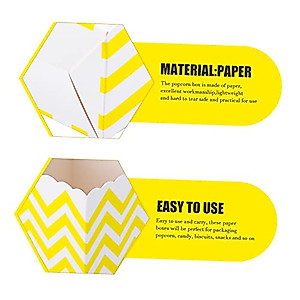 48pcs Popcorn Boxes Popcorn Box Mini Treat Boxes Charcuterie Containers Snack Container Disposable Popcorn Box Empty Popcorn Box Movie Night Party Favor Popcorn Serving Boxes