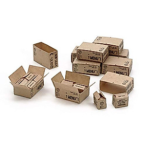 TAMIYA 1/35 U.S. 10-in-1 Ration Cartons WWII TAM12689 Plastic Models Armor/Military 1/35
