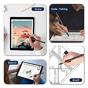 Stylus Pencil for iPad 10th & 9th Generation, Active Pen with Palm Rejection Compatible with 2018-2023 Apple iPad 10/9/8/7/6th Gen/iPad Pro 12.9 &11 inches/iPad Pro 6/5/4th Gen/iPad Air 5/4/3 Gen