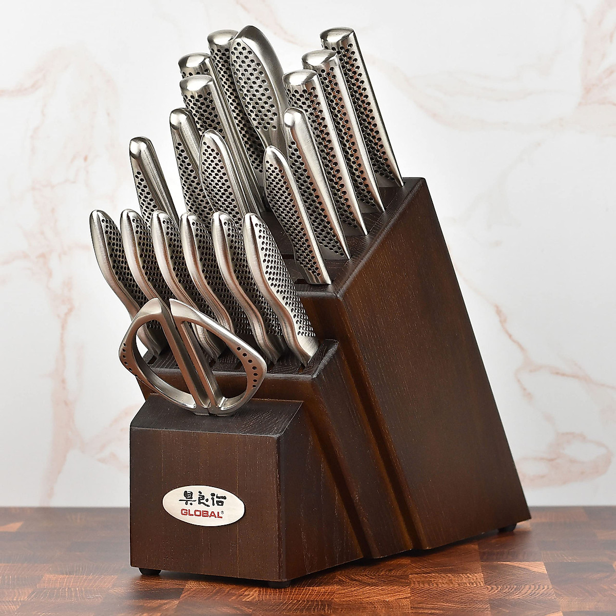 Global 20 Piece Knife Block Set